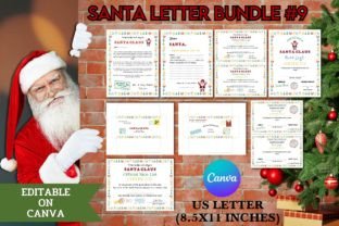 Santa Letter Bundle #9 Graphic by Adalin Digital · Creative Fabrica