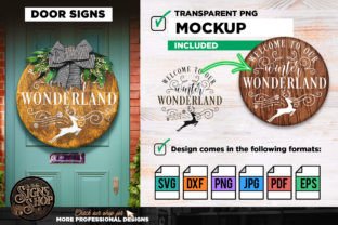 Winter Wonderland | SVG Door Sign Graphic by The Vintage Signs Shop ...