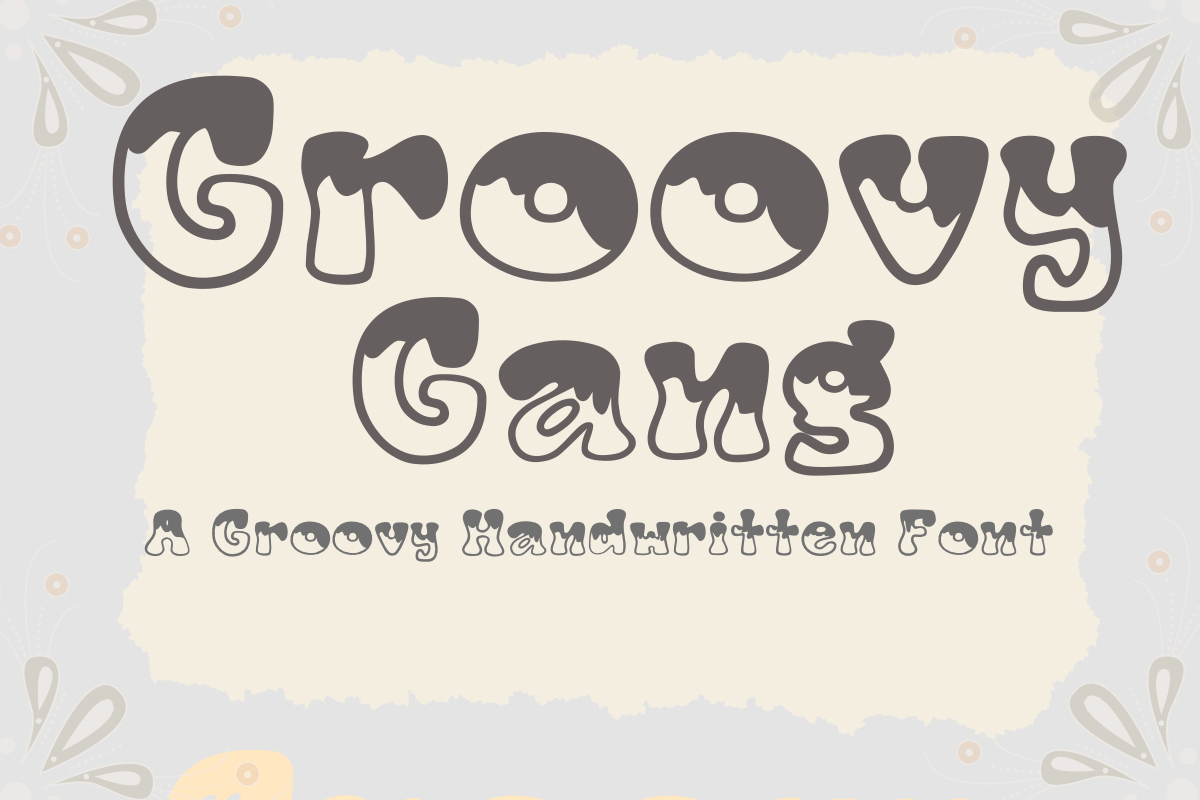 Groovy Gang Font by GetjiArts · Creative Fabrica