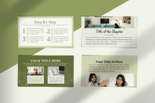 SLIDE Green Olive CANVA TEMPLATE Graphic by The Little Lily Studio ...