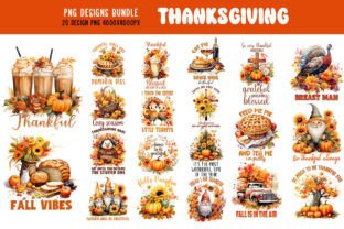 Thanksgiving & Fall Bundle Pack Graphic by Kanweat · Creative Fabrica