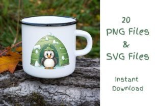 20 Cute Penguin Cliparts, SVG, PNG 895 Graphic by SWcreativeWhispers ...
