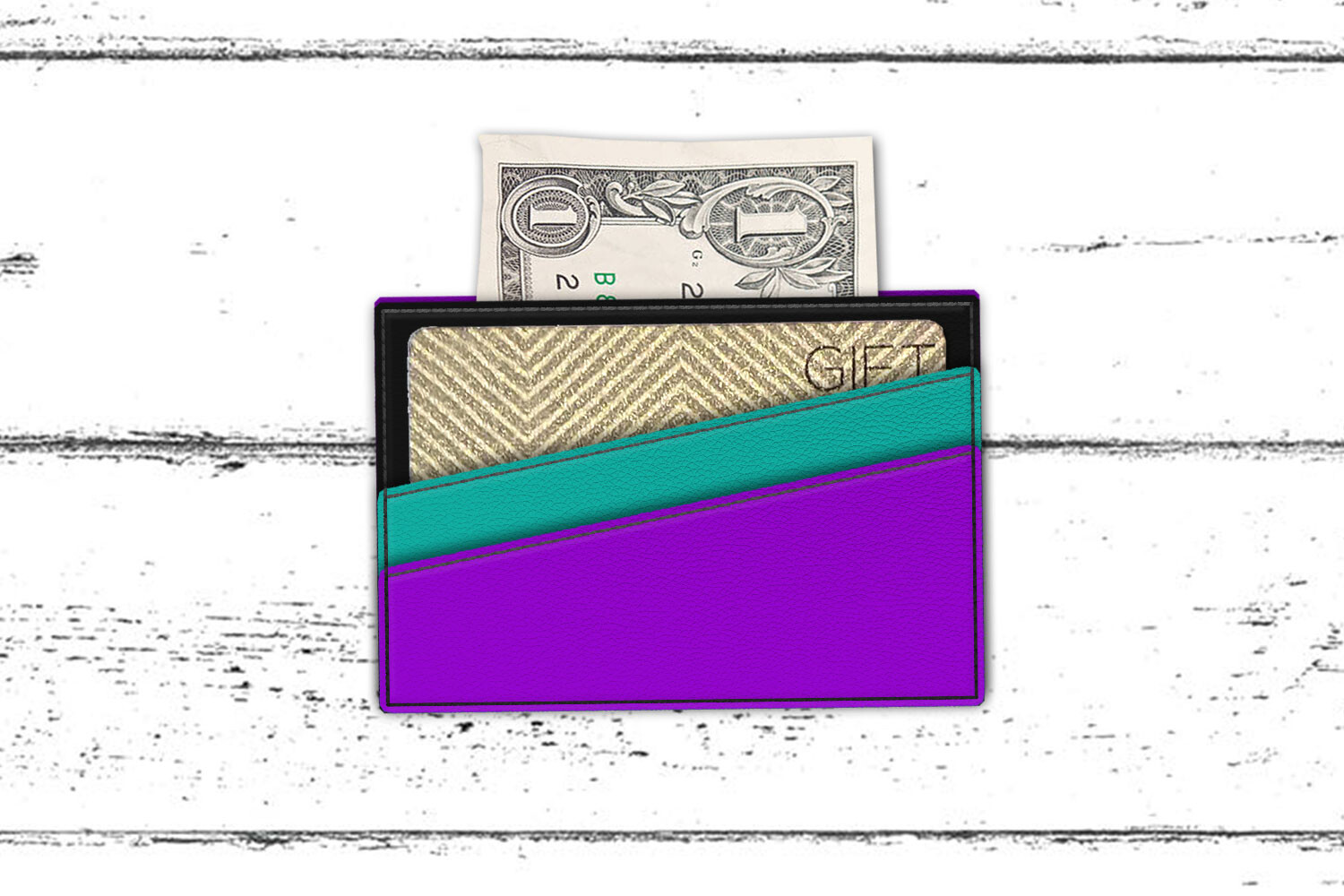 ITH Slanted Pocket Card Holder Wallet · Creative Fabrica