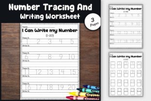 Numbers 1-20 Tracing & Writing Workbook Graphic by TheStudyKits ...