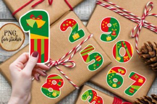 Christmas Sticker Templates Bundle Graphic by Revidevi · Creative Fabrica
