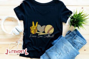 Valentine Softball SVG Bundle Graphic by Litewort · Creative Fabrica