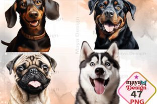 Funny Dogs Sublimation Bundle Graphic by Maya Design · Creative Fabrica