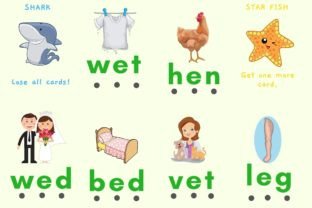 Short Vowels Review Game (Shark Attack) Graphic by Teacher Liz ...