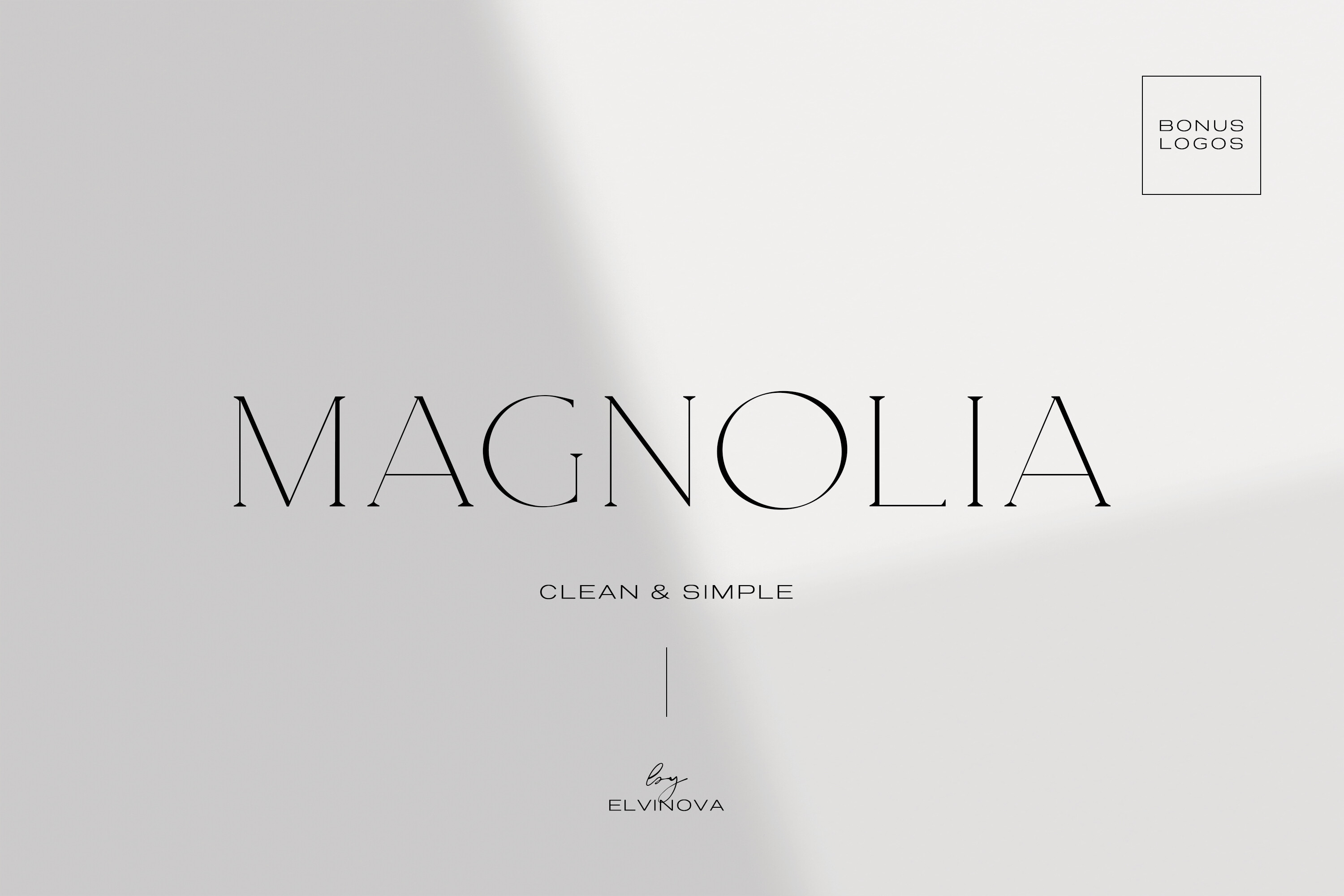 Magnolia Font by elvinova · Creative Fabrica