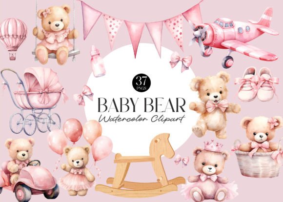 8440 Baby Shower Clipart Diseños y Gráficos