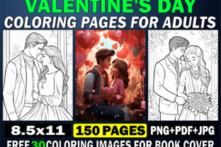 150 Valentine's Day Coloring Pages - KDP Graphic by KDP PRO DESIGN ...