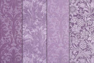 Purple Scrapbook Paper Vintage Graphic by Wildflower Publishing ...