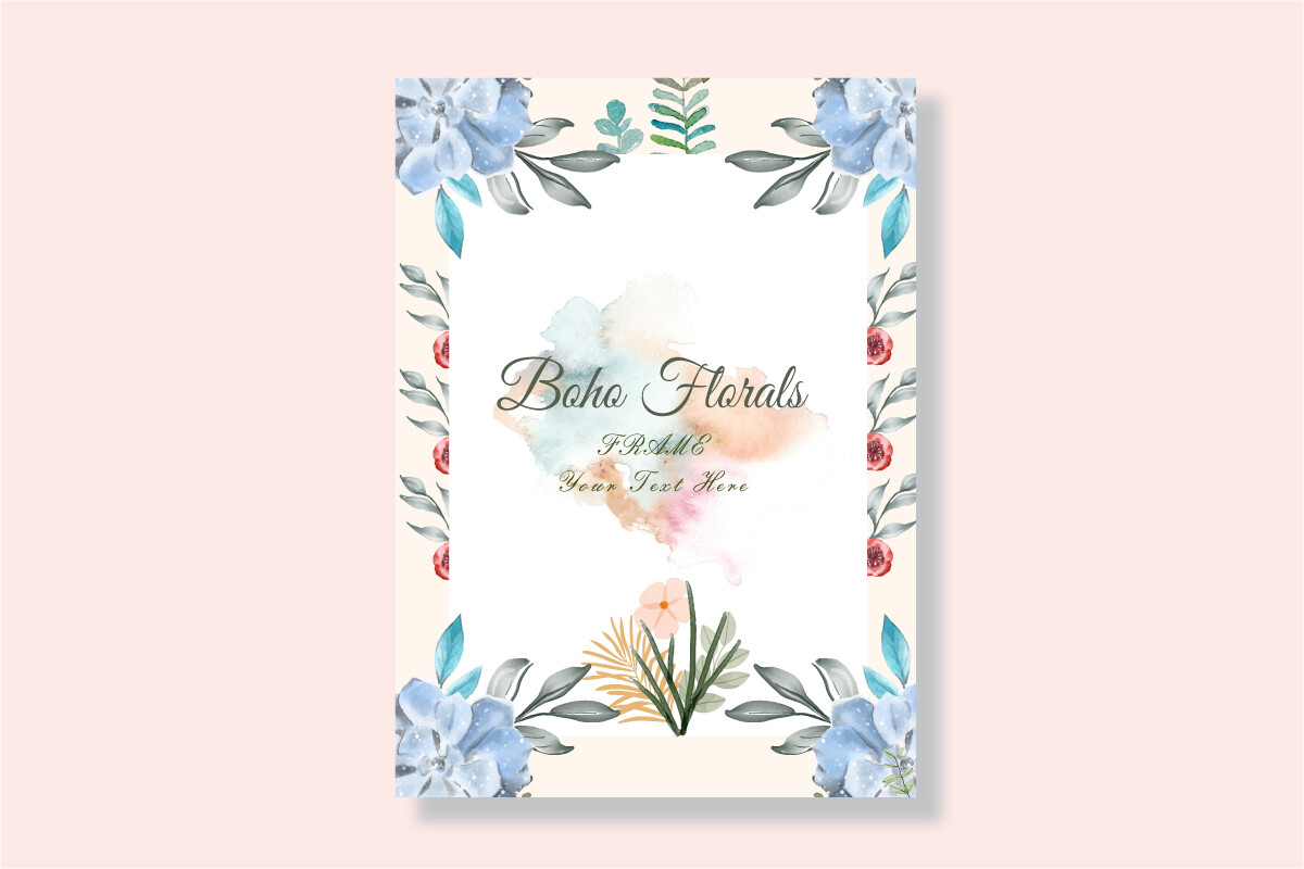 Wedding Plant Flower Ride Frame Graphic by Designs by taru · Creative ...