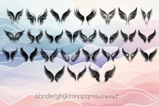Elegant Wings Font by MOMAT THIRTYONE · Creative Fabrica