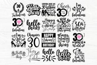 30th Birthday SVG, Thirty Svg, Hello 30 Graphic by TonisArtStudio ...