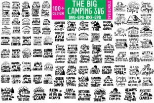 Mega Camping SVG Bundle Graphic by SimaCrafts · Creative Fabrica