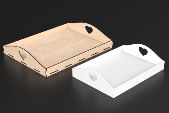Laser Cut Serving Tray Svg Files · Creative Fabrica