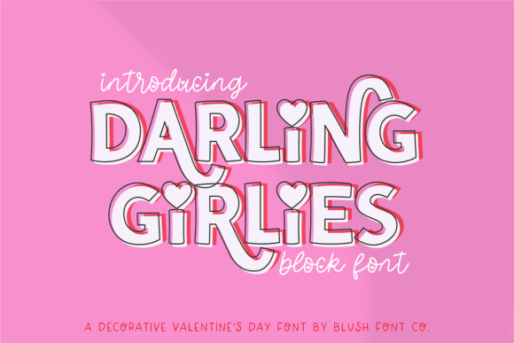 Darling Girlies Font by blushfontco · Creative Fabrica