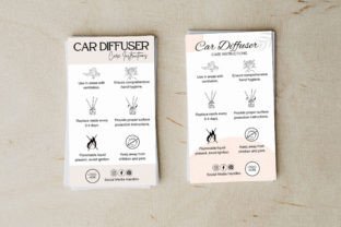 Printable Car Diffuser Care Guide Canva Graphic by SnapyBiz · Creative ...