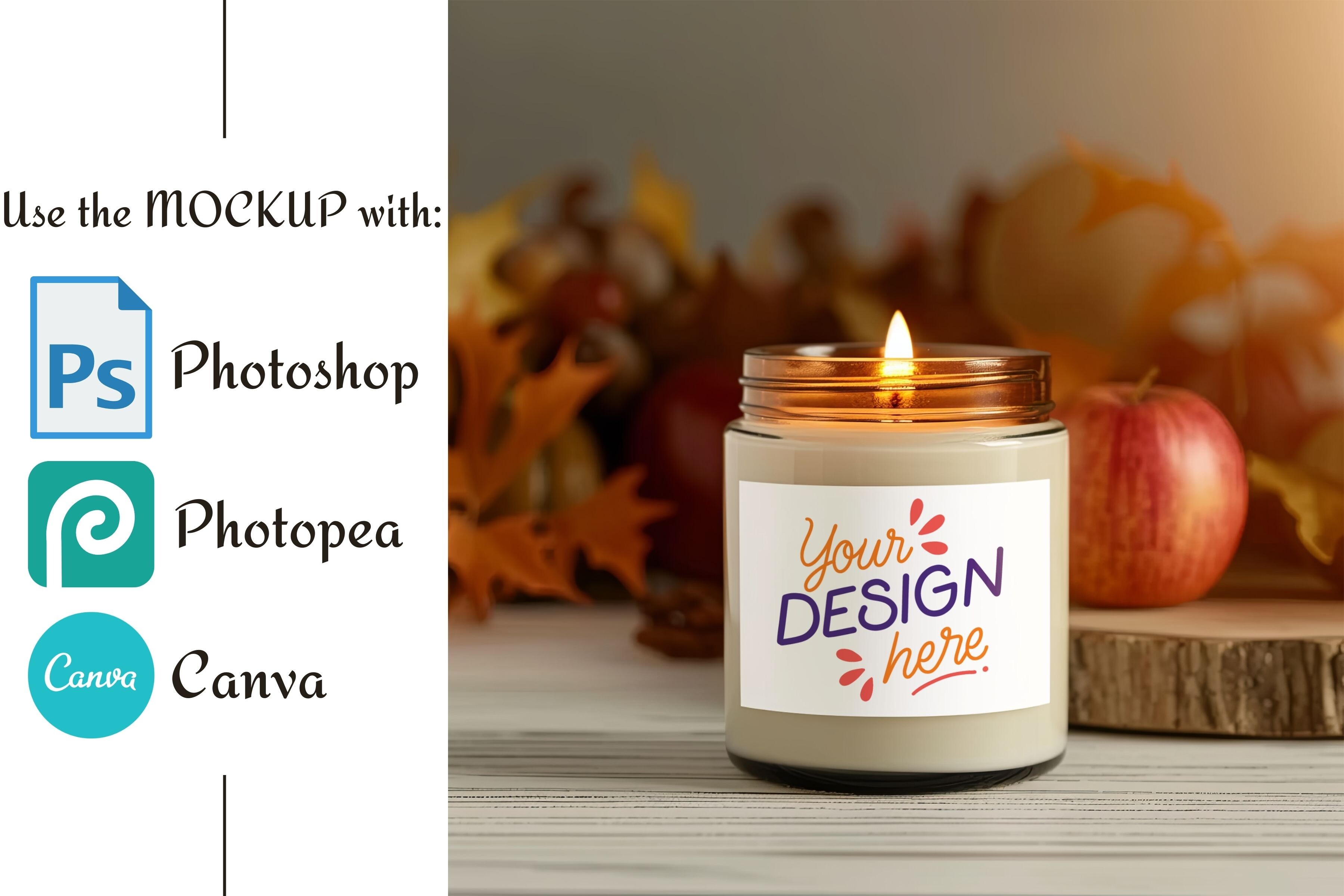 9oz Scented Soy Candle Mockup Graphic by Digi Craftet Designs ...