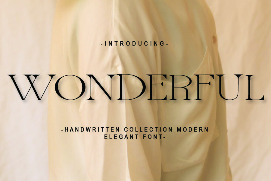 Wonderful Font by Ts_store · Creative Fabrica
