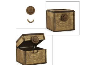 Wooden Locks. Laser Cut File · Creative Fabrica