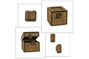 Wooden Locks. Laser Cut File · Creative Fabrica