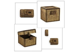 Wooden Locks. Laser Cut File · Creative Fabrica