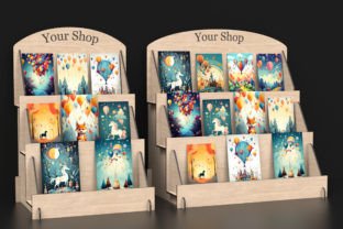 Laser Cut Gift Card Display Stand Svg · Creative Fabrica