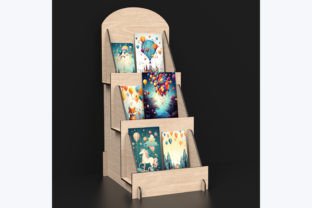 Laser Cut Gift Card Display Stand Svg · Creative Fabrica