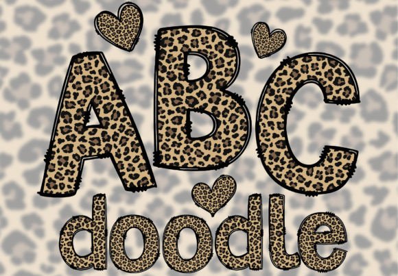 Gingham Doodle Alphabet Fathers Day Font Graphic by PositiveChic ...