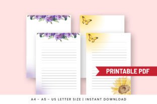 Free Printable Stationary Template Graphic by SnapyBiz · Creative Fabrica
