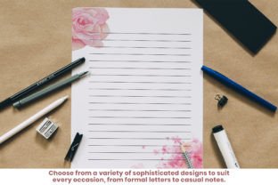Free Printable Stationary Template Graphic by SnapyBiz · Creative Fabrica