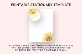 Free Printable Stationary Template Graphic by SnapyBiz · Creative Fabrica