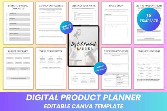 2026 Post Planner for LinkedIn® Canva Template Graphic by DIGITAL PRINT ...