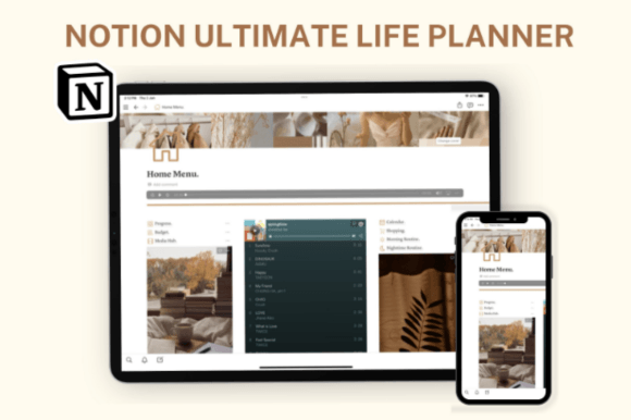 Notion Student Planner Dashboard Graphic by stormdigitalco · Creative ...