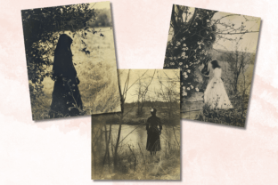 Vintage Creepy Spring Photos Paper Graphic by giraffecreativestudio ...