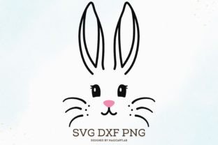 Easter Bunny Face Graphic by MagicArtLab · Creative Fabrica
