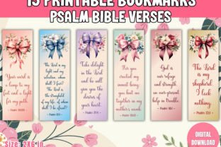 Psalm Bible Verses Bookmark Set Graphic by Sunshines and Rainbows ...