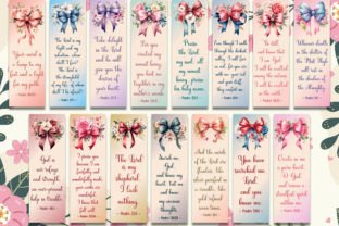Psalm Bible Verses Bookmark Set Graphic by Sunshines and Rainbows ...