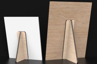 Laser Cut Triangle Easel Stand Backs Svg · Creative Fabrica