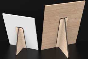 Laser Cut Triangle Easel Stand Backs Svg · Creative Fabrica