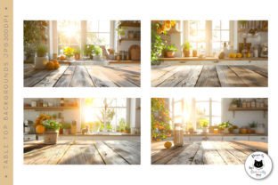 Country Kitchen Table Top Backgrounds Graphic by Ivy’s Creativity House ...