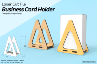Business Card Holder | Laser Cut | SVG · Creative Fabrica