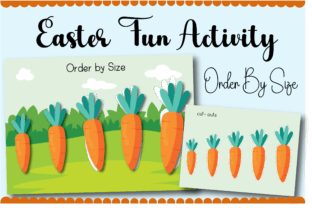 Easter Activity Order by Size Matching Graphic by Mini's Studio ...