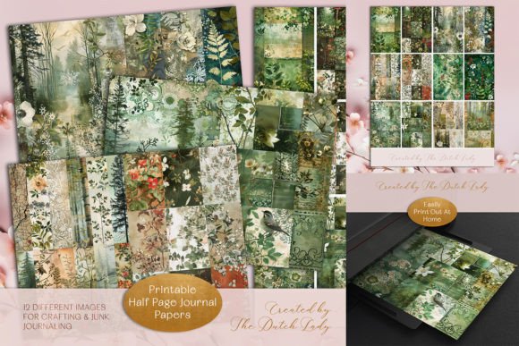 Woodland Impressions Junk Journal Papers Graphic by daphnepopuliers ...