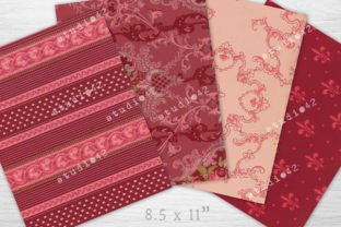 Antique Wallpaper Printables V6 Graphic by DreamStudio42 · Creative Fabrica