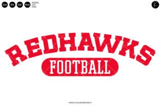 Redhawks Football Bundle Graphic by kellylollar · Creative Fabrica