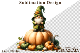 Watercolor Gnome Clipart Sublimation Png Graphic by ElenaZlataArt ...