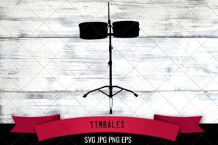 Timbales SVG, Musical Instrument SVG Graphic by LoveleenKaurLLC ...